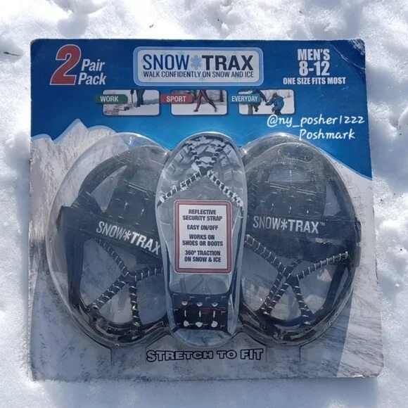 Snow Trax | Shoes | 2 Pair Pack Mens Size 82 Black | Poshmark